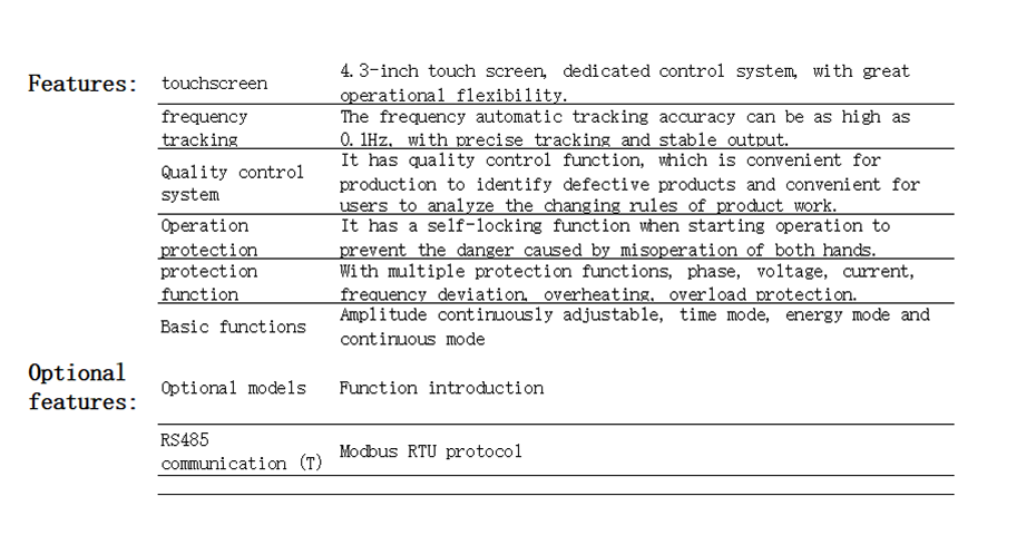 Ultrasonic welding generator(S1) - DigWell Technology Co., Ltd.
